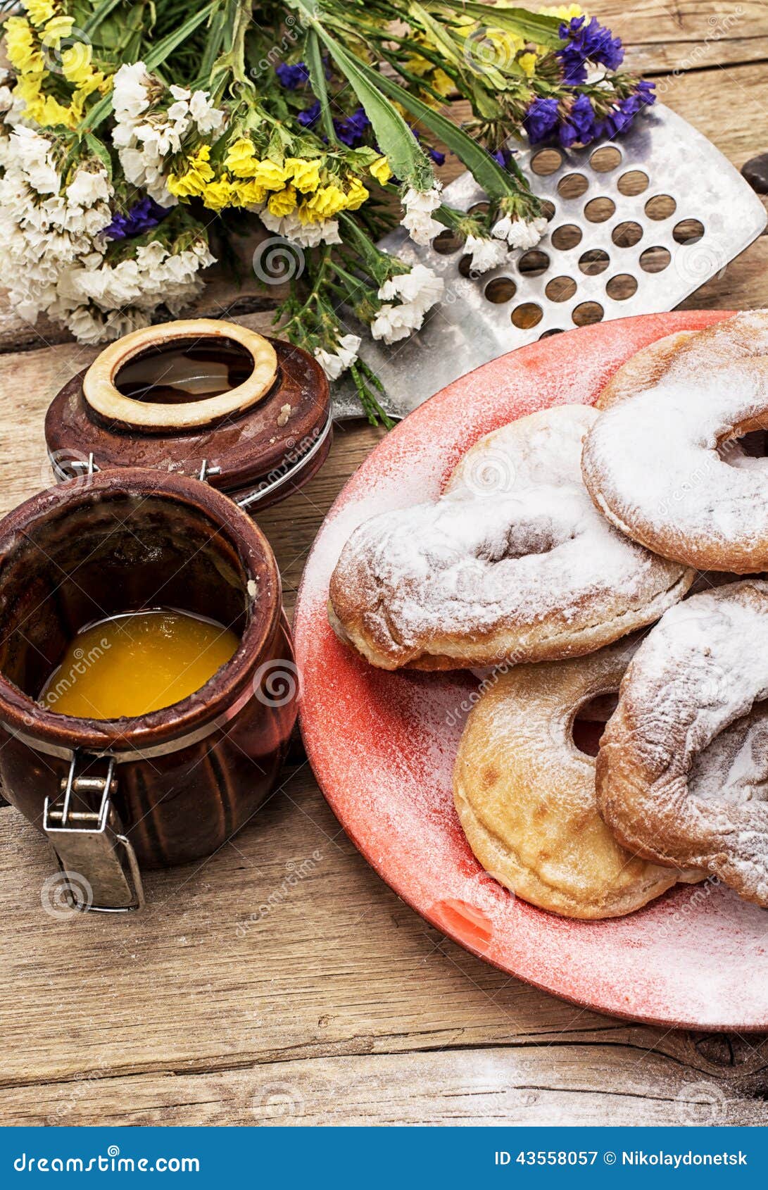 Sweet donuts stock image. Image of fried, sugar, food - 43558057