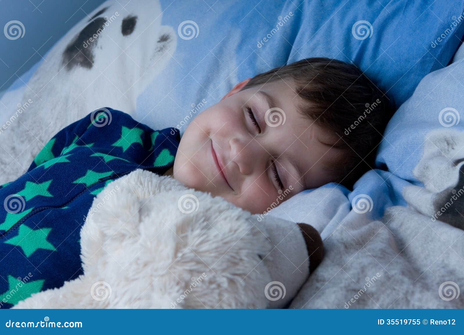 Sweet dreams stock image. Image of plush, child, smiling - 35519755