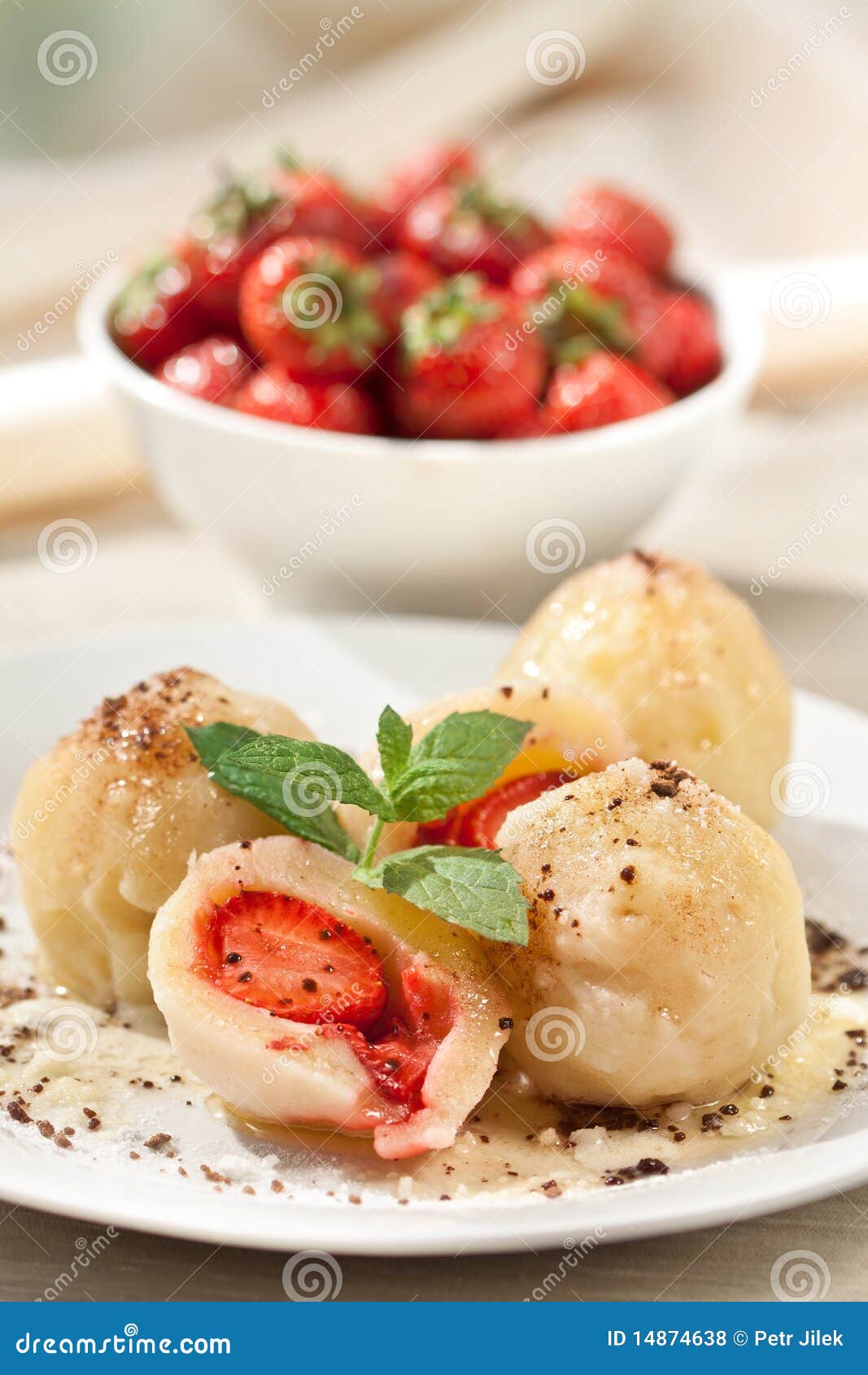 Sweet dumplings stock photo. Image of dumplings, fruit - 14874638