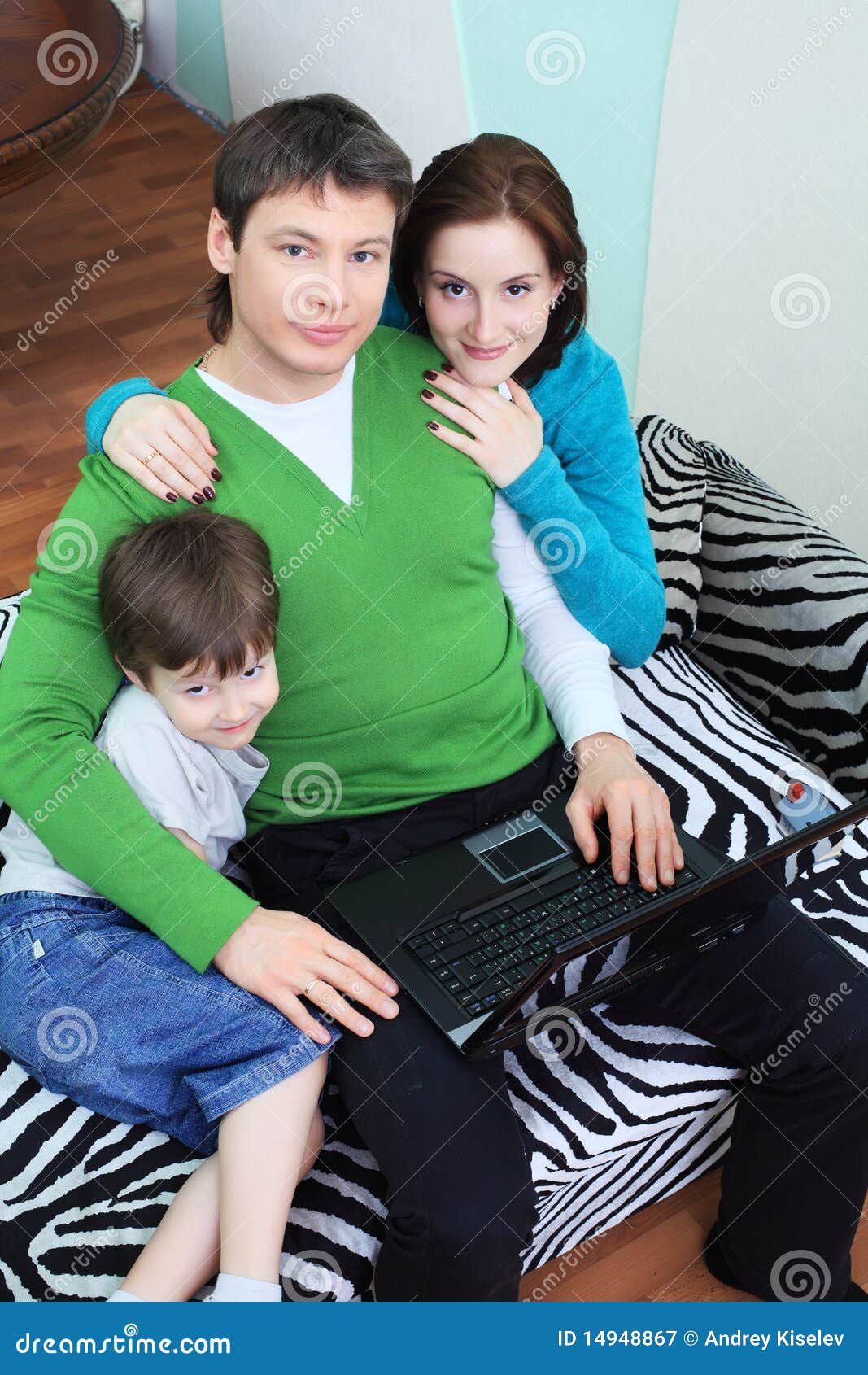 Sweet family stock image. Image of middle, husband, mother - 14948867