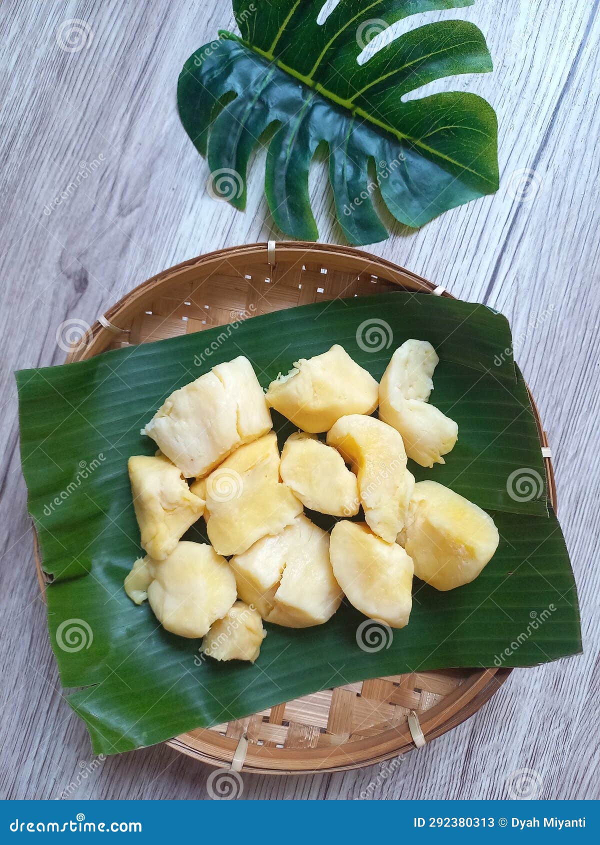 Fermented Cassava Food.indonesia Tradisional Foods Stock Photography ...
