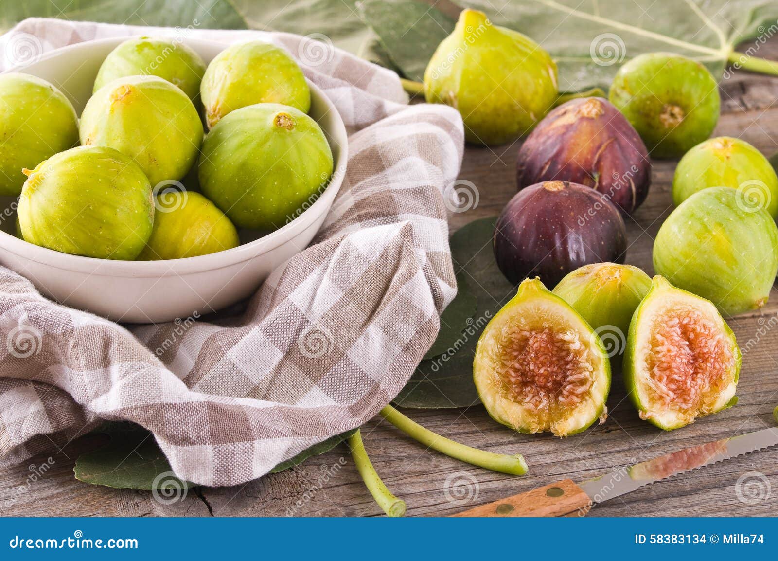 Sweet figs. stock photo. Image of figs, ficus, exotic - 58383134