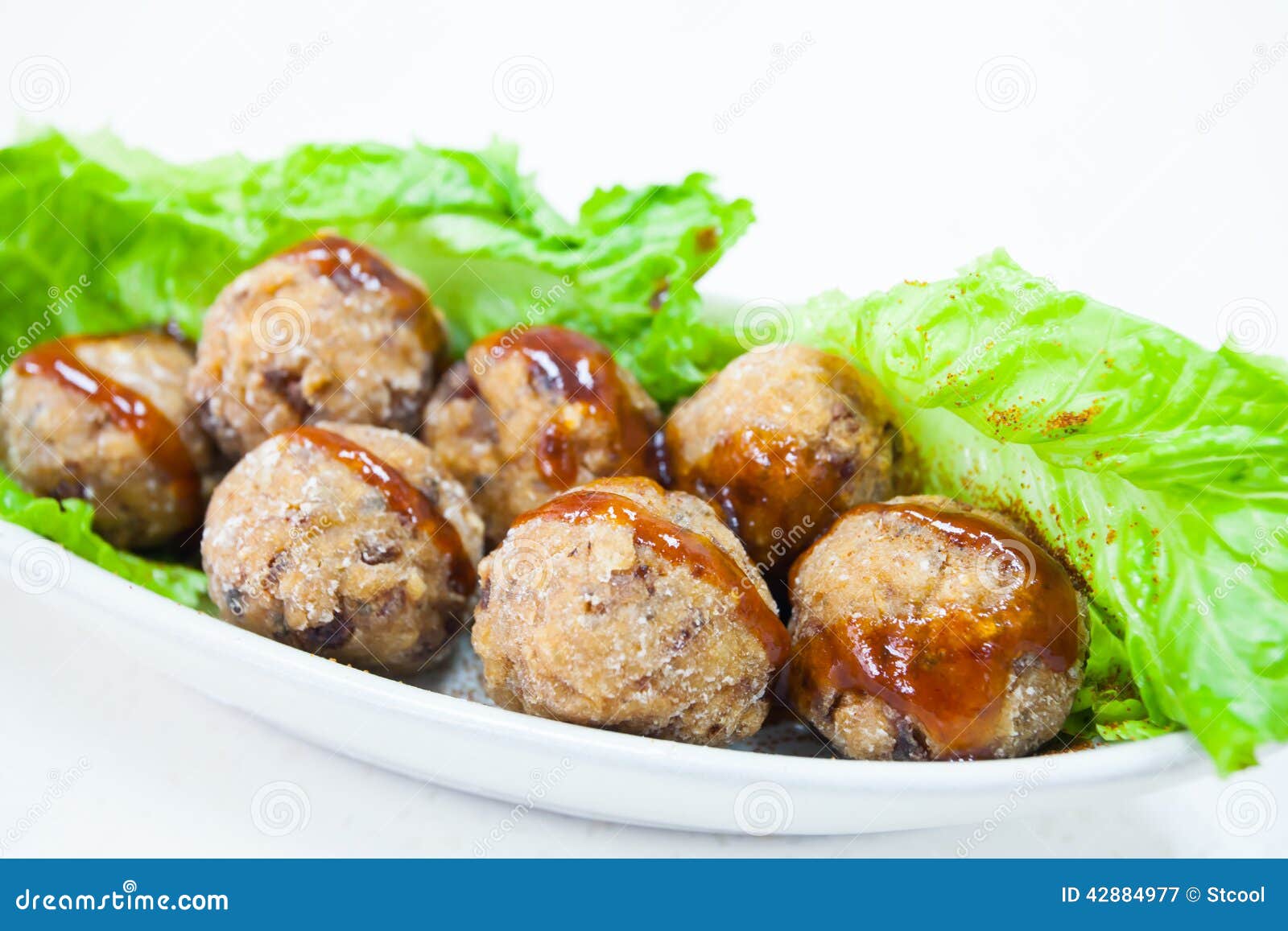Sweet Fired Fish Ball stock image. Image of asian, curry - 42884977
