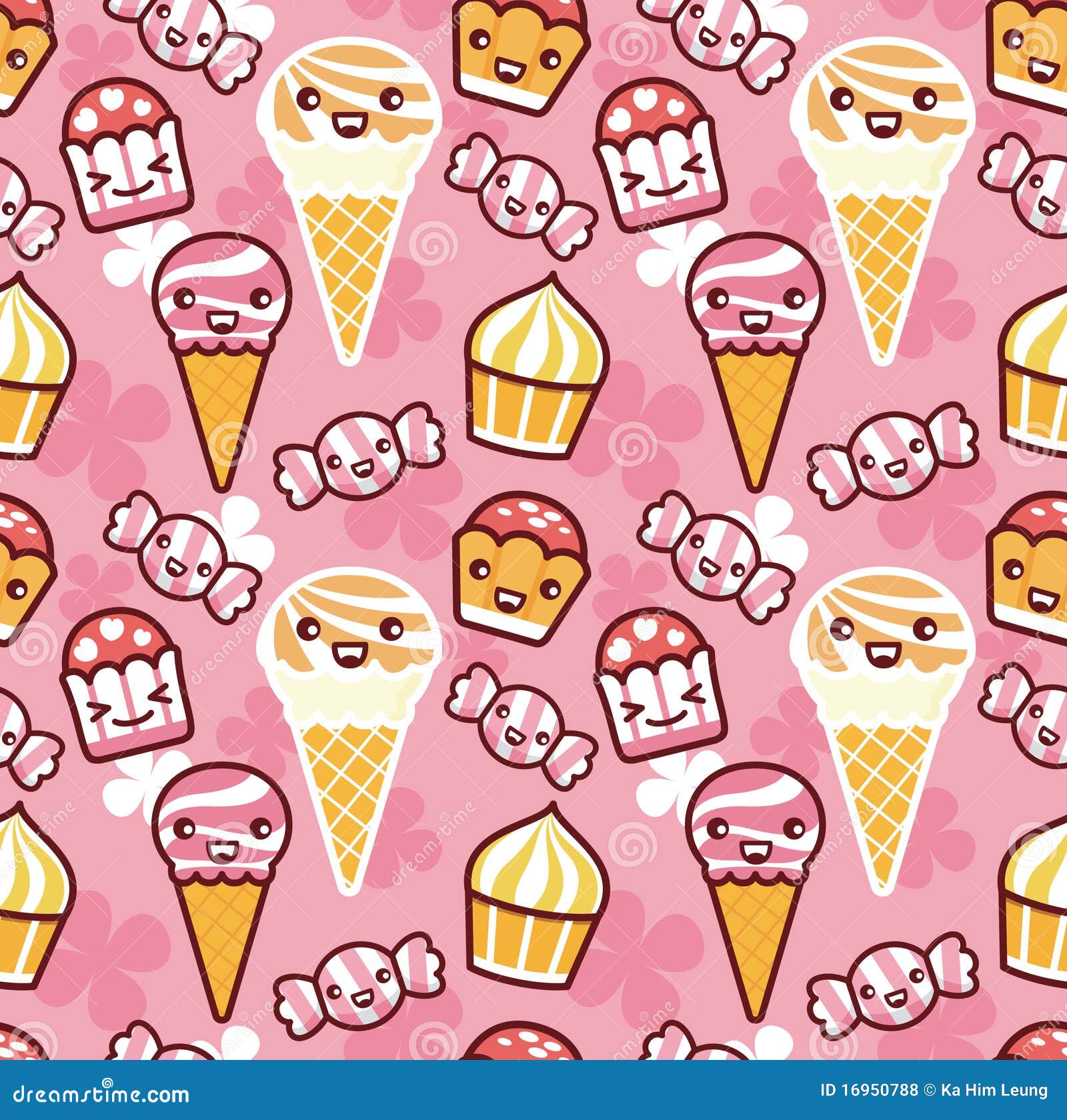 Sweet Food stock vector. Illustration of decorative, cute - 16950788