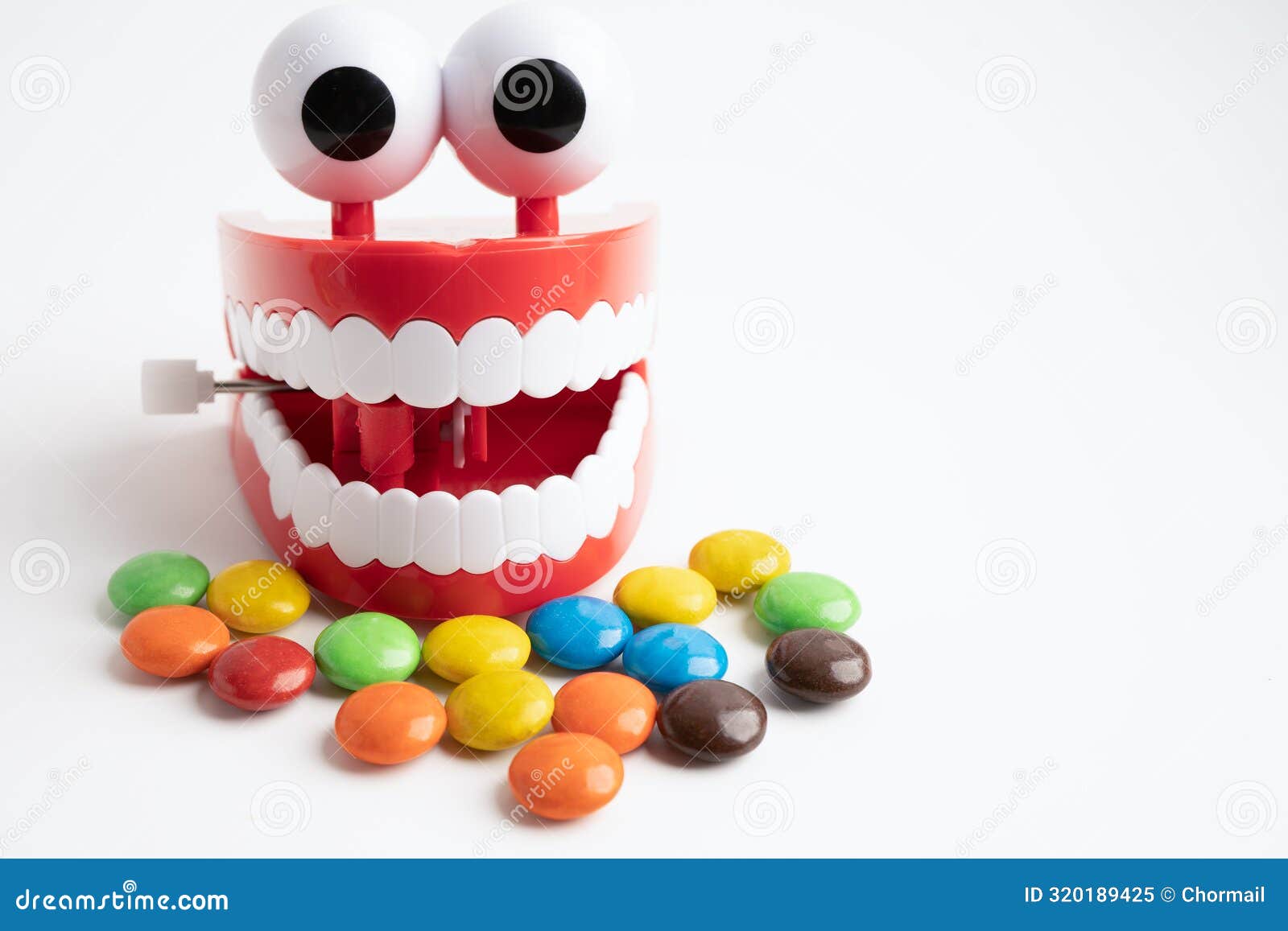 Sweet Food and Candy it Cause Tooth Decay and Root Inflammation Stock ...