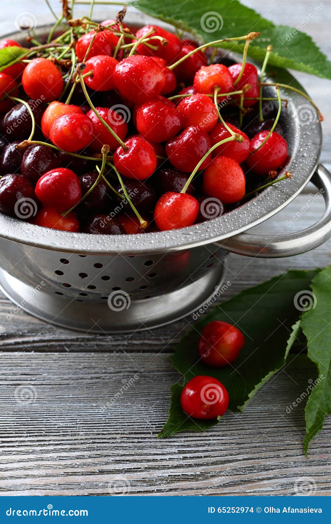 Sweet fresh cherry stock photo. Image of fresh, ripe - 65252974