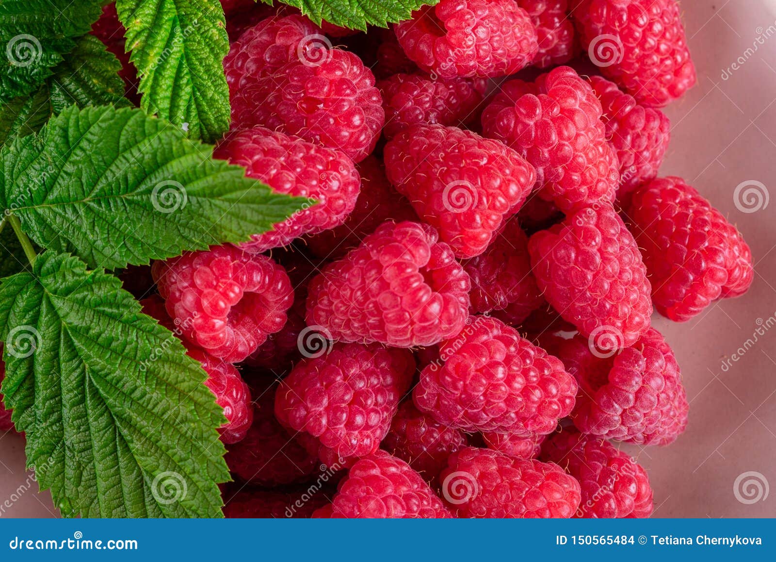 Sweet Fresh Organic Raspberries Background Close-up Stock Photo - Image ...