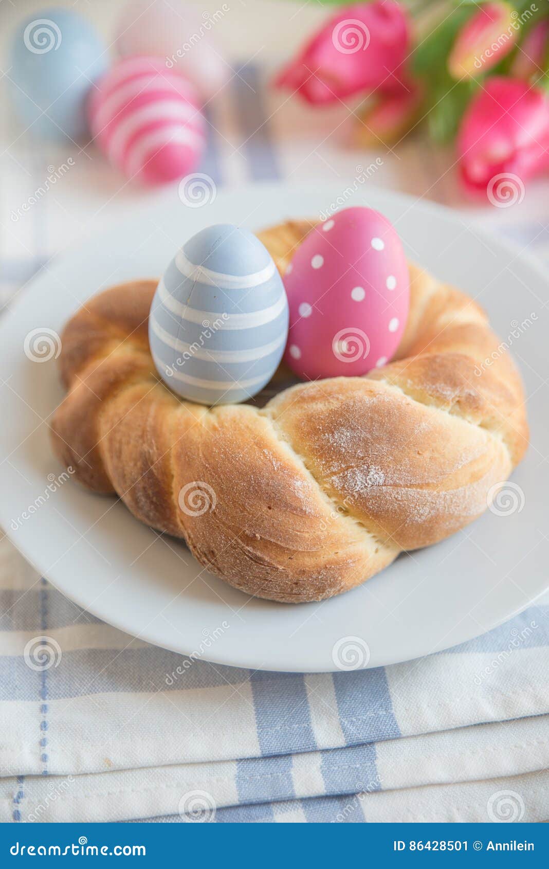 Sweet german easter bread stock image. Image of paskha - 86428501