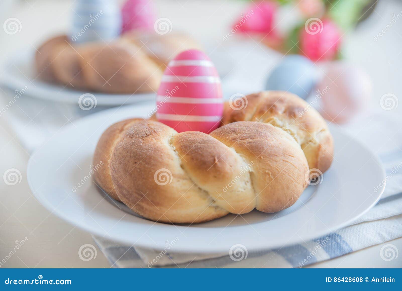 Sweet german easter bread stock photo. Image of cooking - 86428608