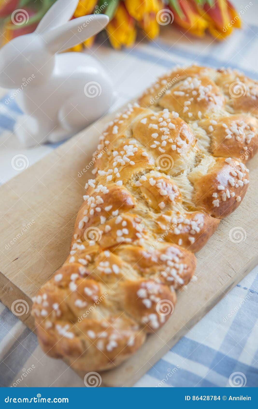 Sweet german easter bread stock photo. Image of paskha - 86428784