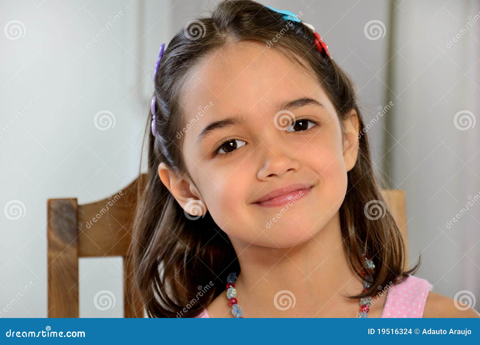 Sweet Girl stock photo. Image of innocence, hair, adorable - 19516324