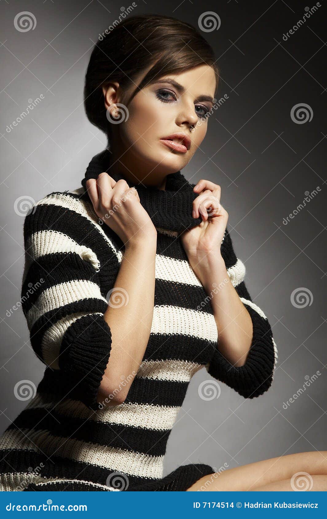 Sweet girl stock photo. Image of woolen, beautiful, girl - 7174514
