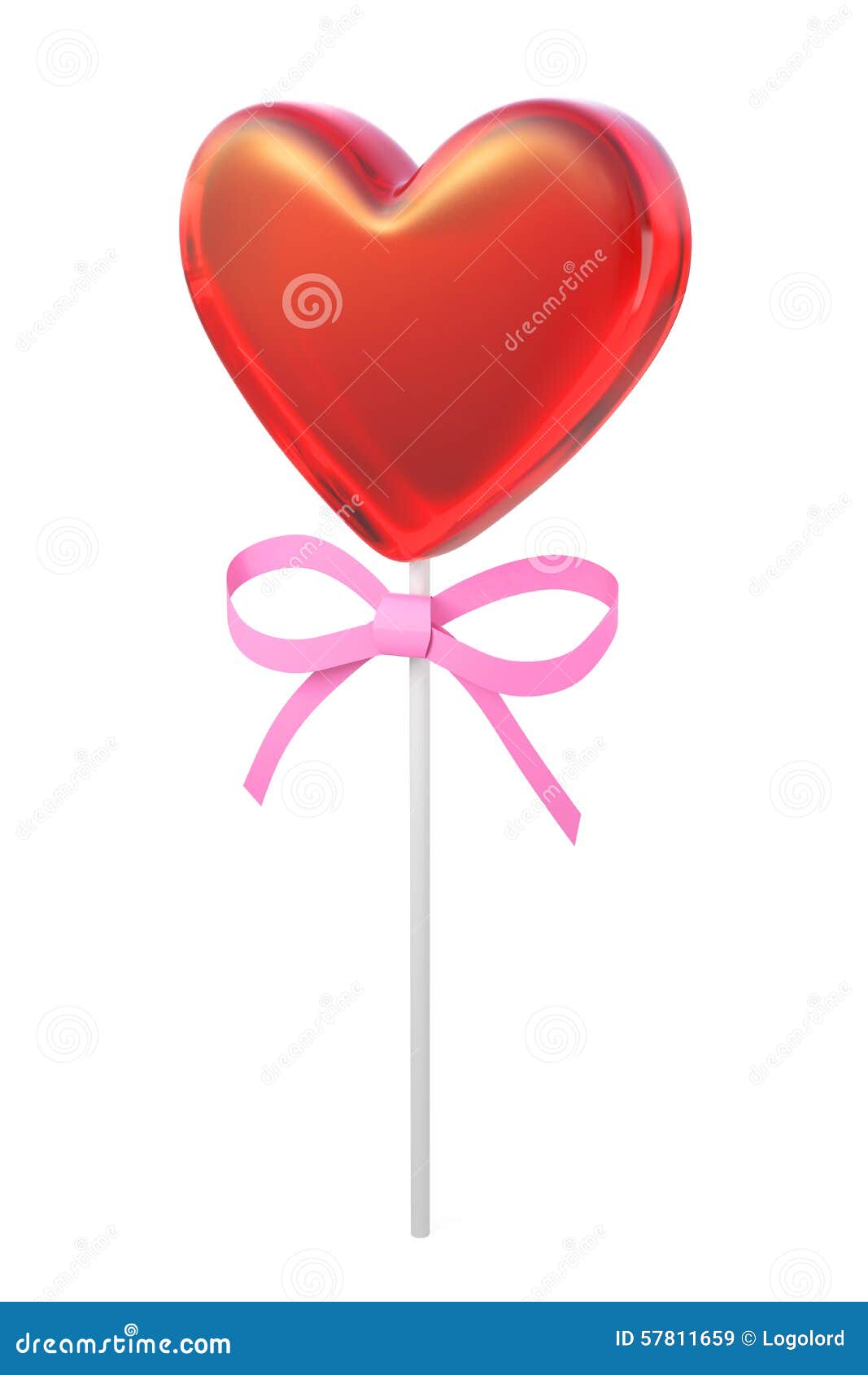 The Heart Of Candy- 3D Realistic Render Of Color Candy Heart Royalty ...