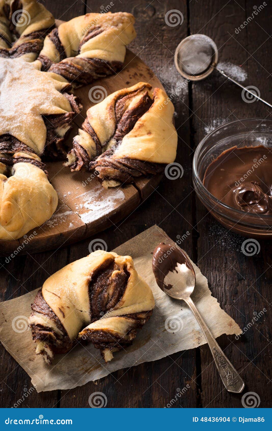 Sweet homemade bread stock photo. Image of refreshment - 48436904