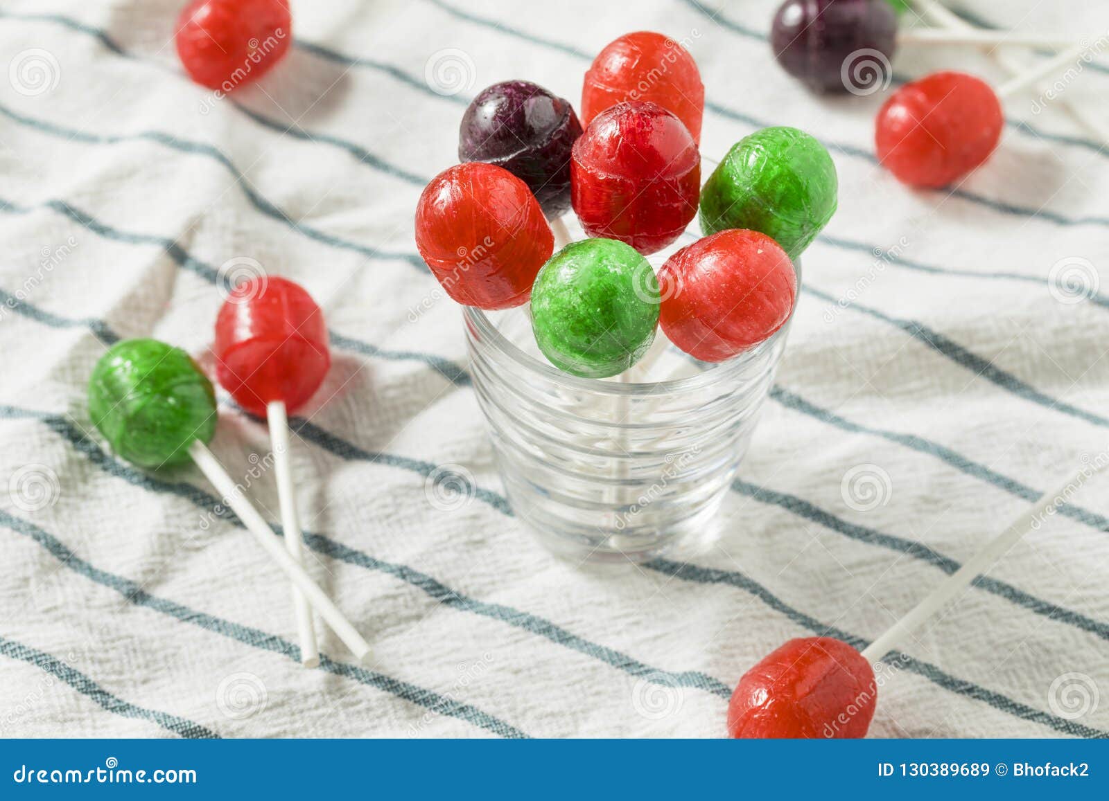 Sweet Homemade Sugar Sucker Stock Image - Image of lolli, colorful ...