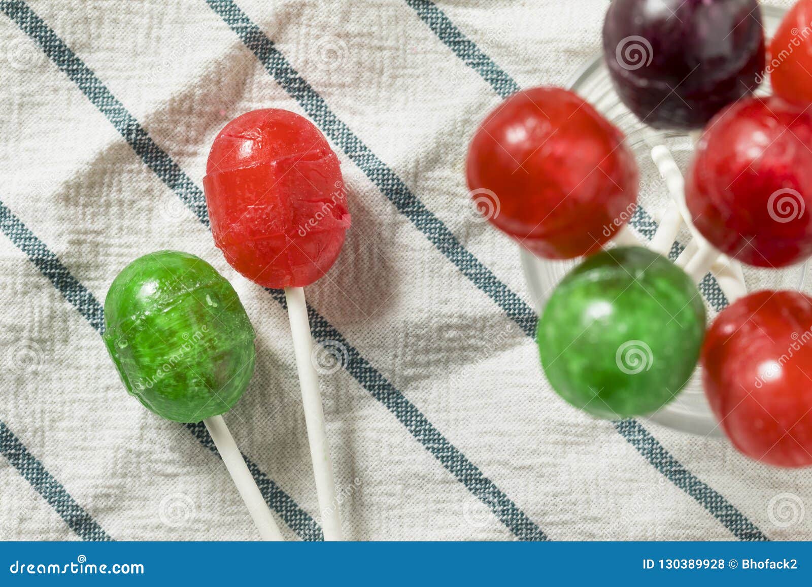 Sweet Homemade Sugar Sucker Stock Photo - Image of sugar, childhood ...