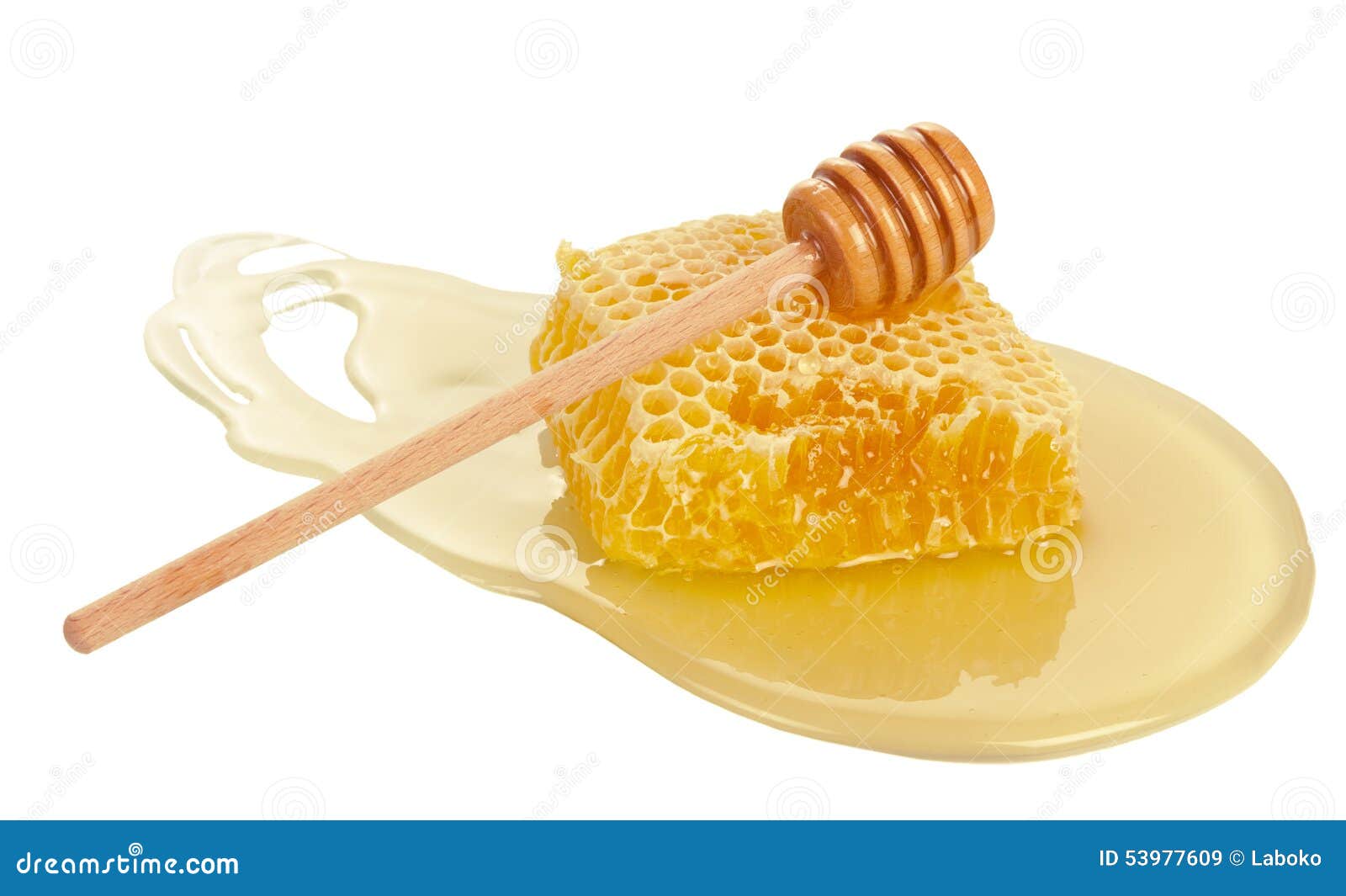 Sweet honey with dipper stock image. Image of ingredient - 53977609