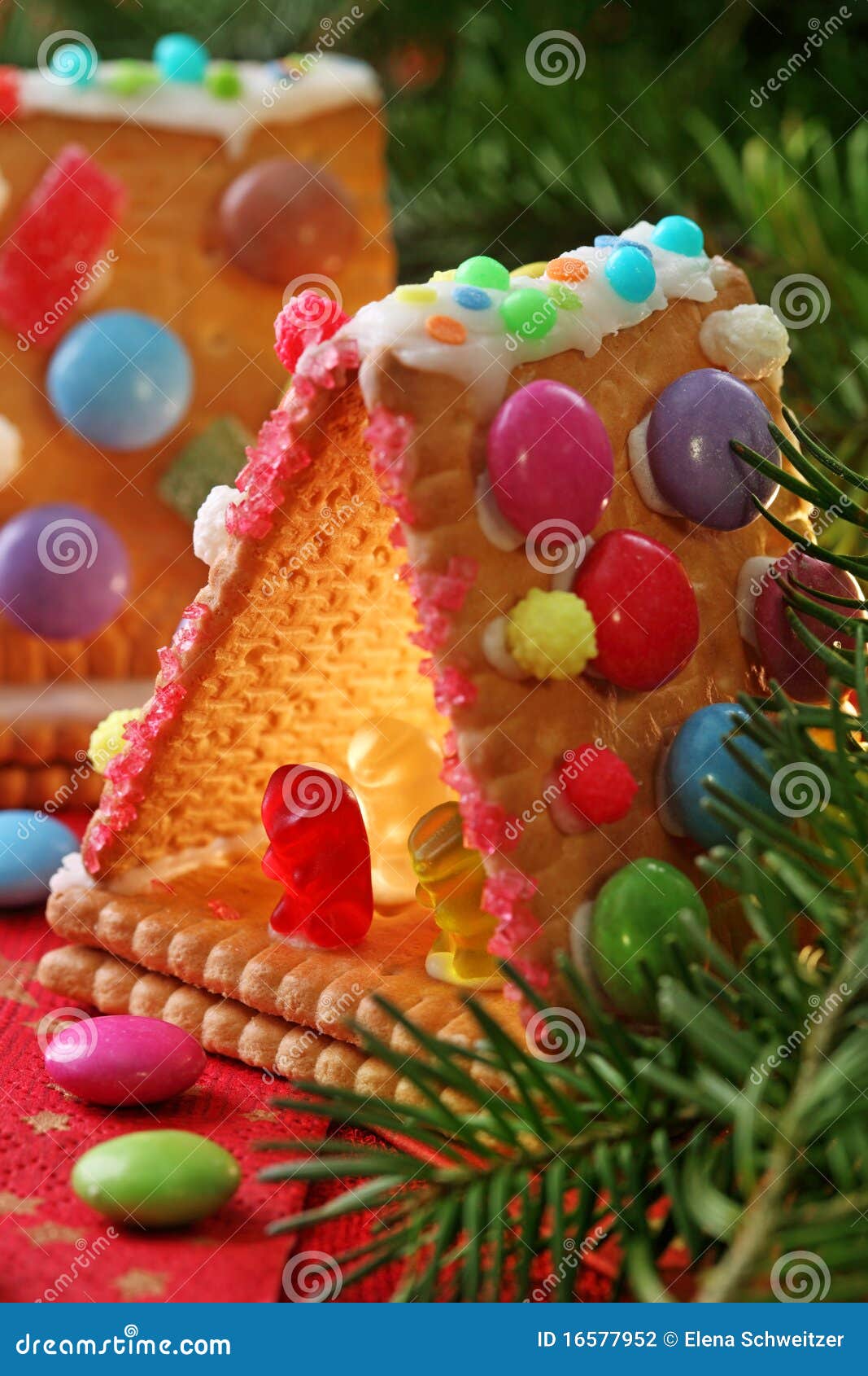 Sweet houses stock photo. Image of homemade, cookery - 16577952