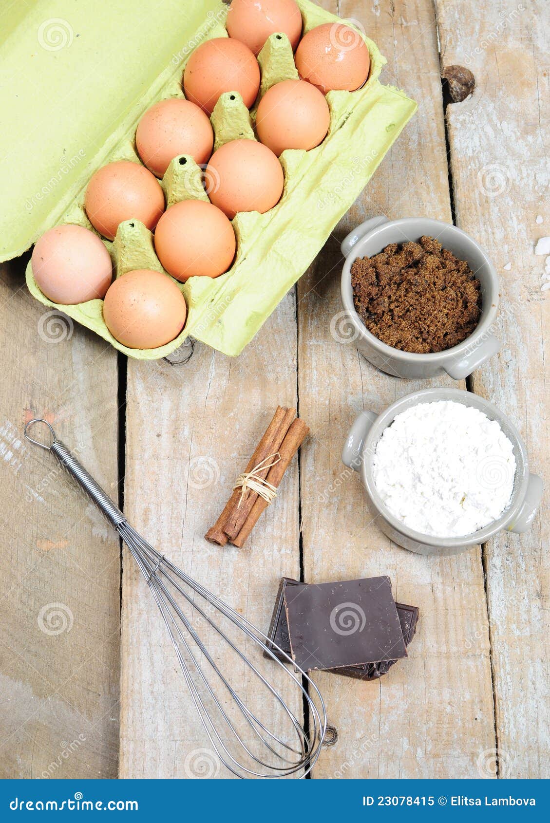Sweet ingredients for cake stock image. Image of cinnamon - 23078415