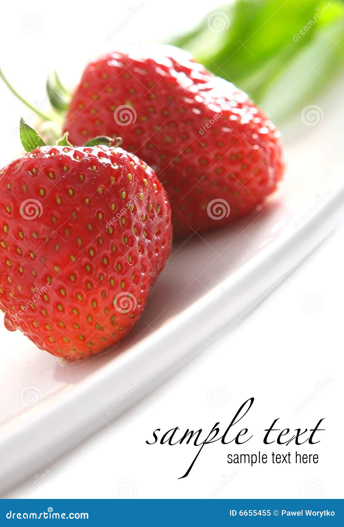 Sweet Juicy Red Strawberries Stock Image - Image of details, closeup ...