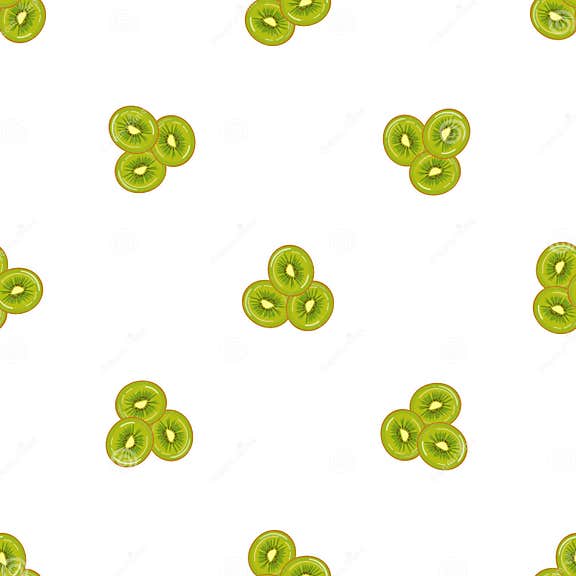 Sweet Kiwi Pattern Seamless Vector Stock Vector - Illustration of ...