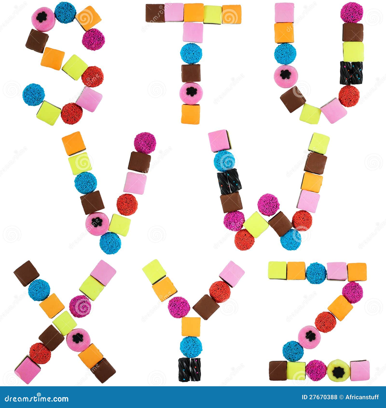 Sweet Letters stock photo. Image of drops, learning, childhood - 27670388