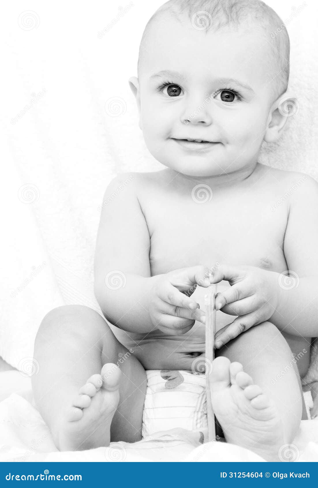 Sweet little baby smiling stock photo. Image of life - 31254604