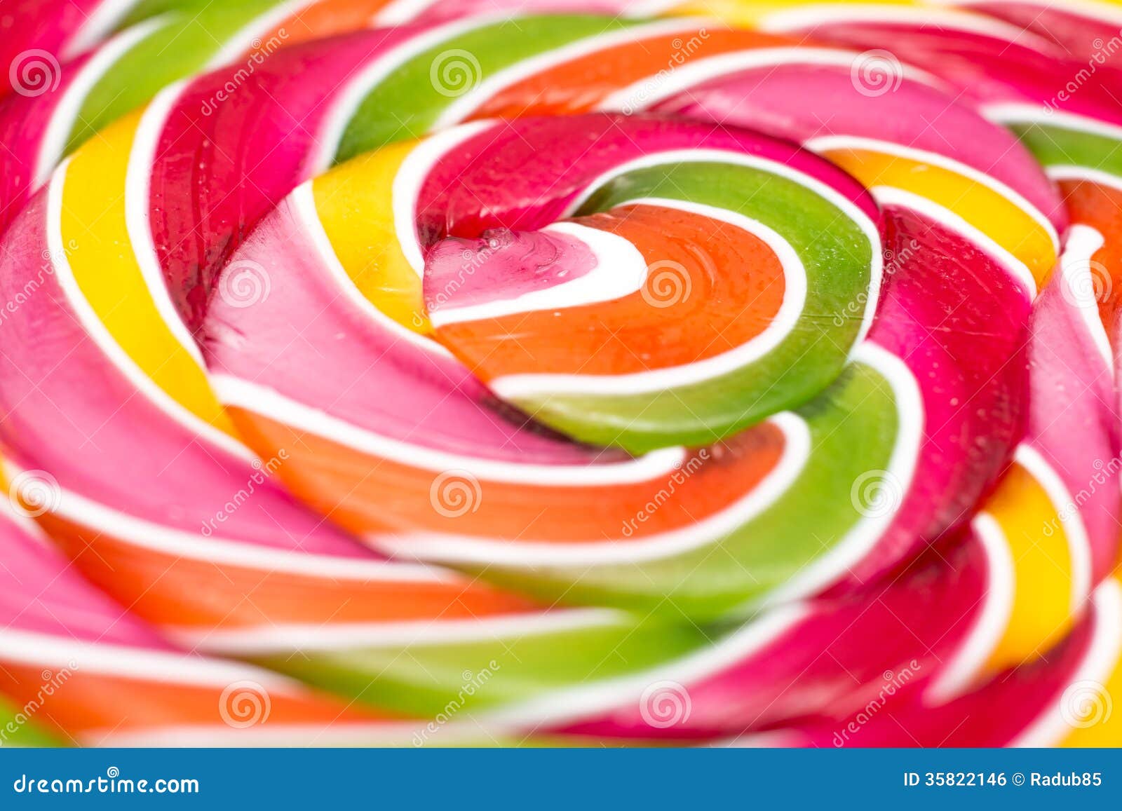 Sweet Lollipop Closeup Details Stock Photo - Image of spectrum, junk ...