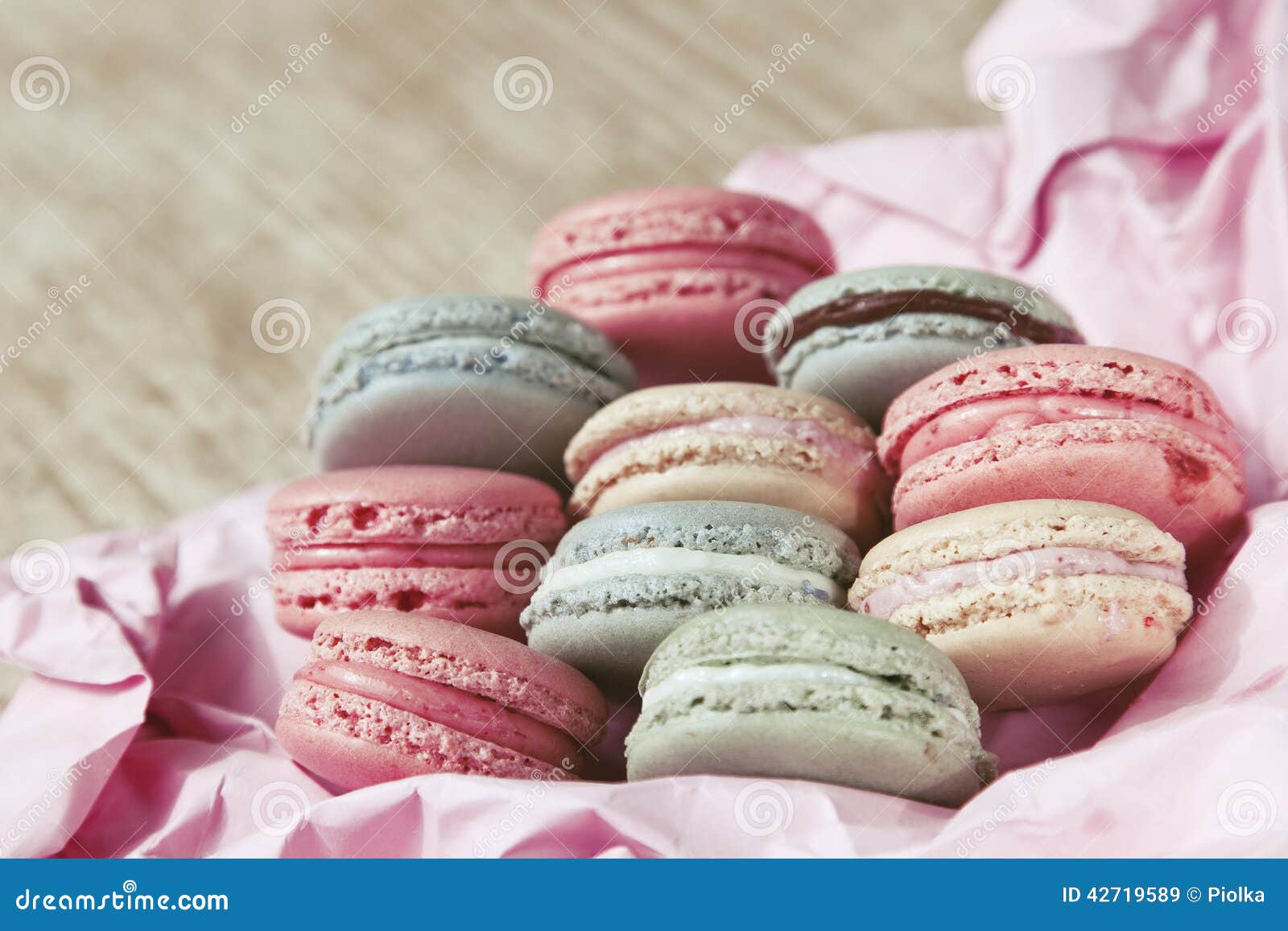 Sweet Macarons stock image. Image of chocolate, cook - 42719589