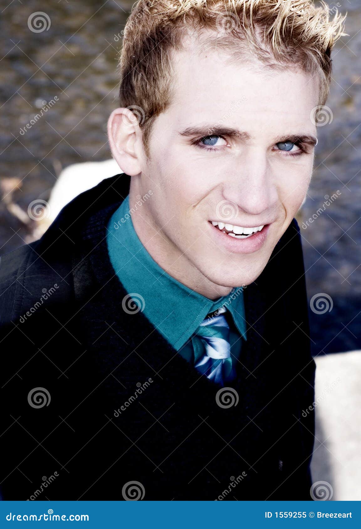 Sweet man look at you stock image. Image of cold, coat - 1559255
