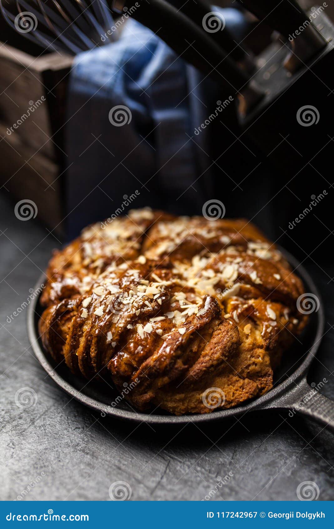 Sweet maple syrup bread stock image. Image of black - 117242967