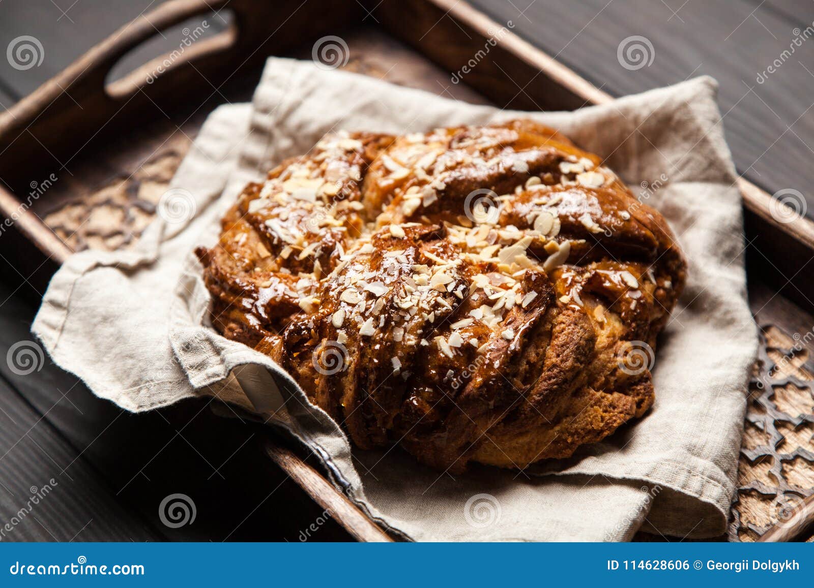 Sweet maple syrup bread stock photo. Image of cake, delicious - 114628606