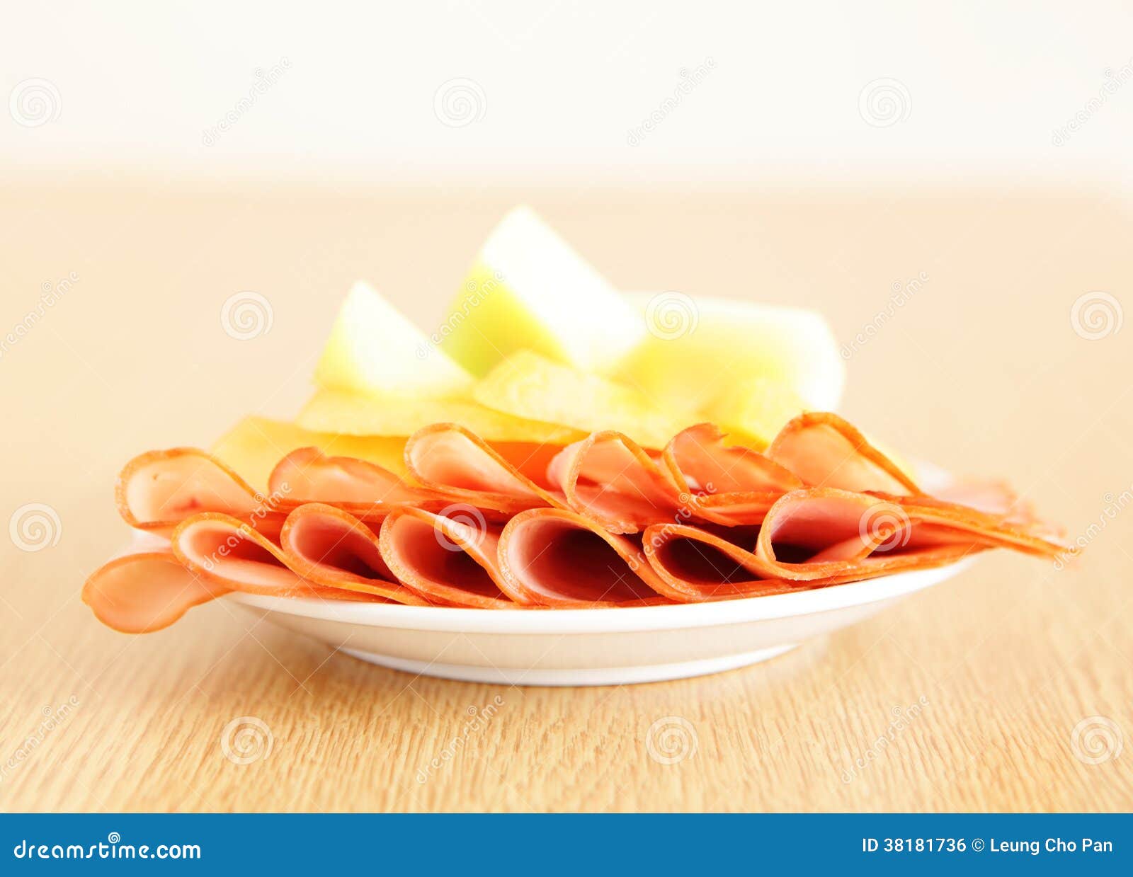 Sweet melon and ham stock photo. Image of fresh, roasted - 38181736