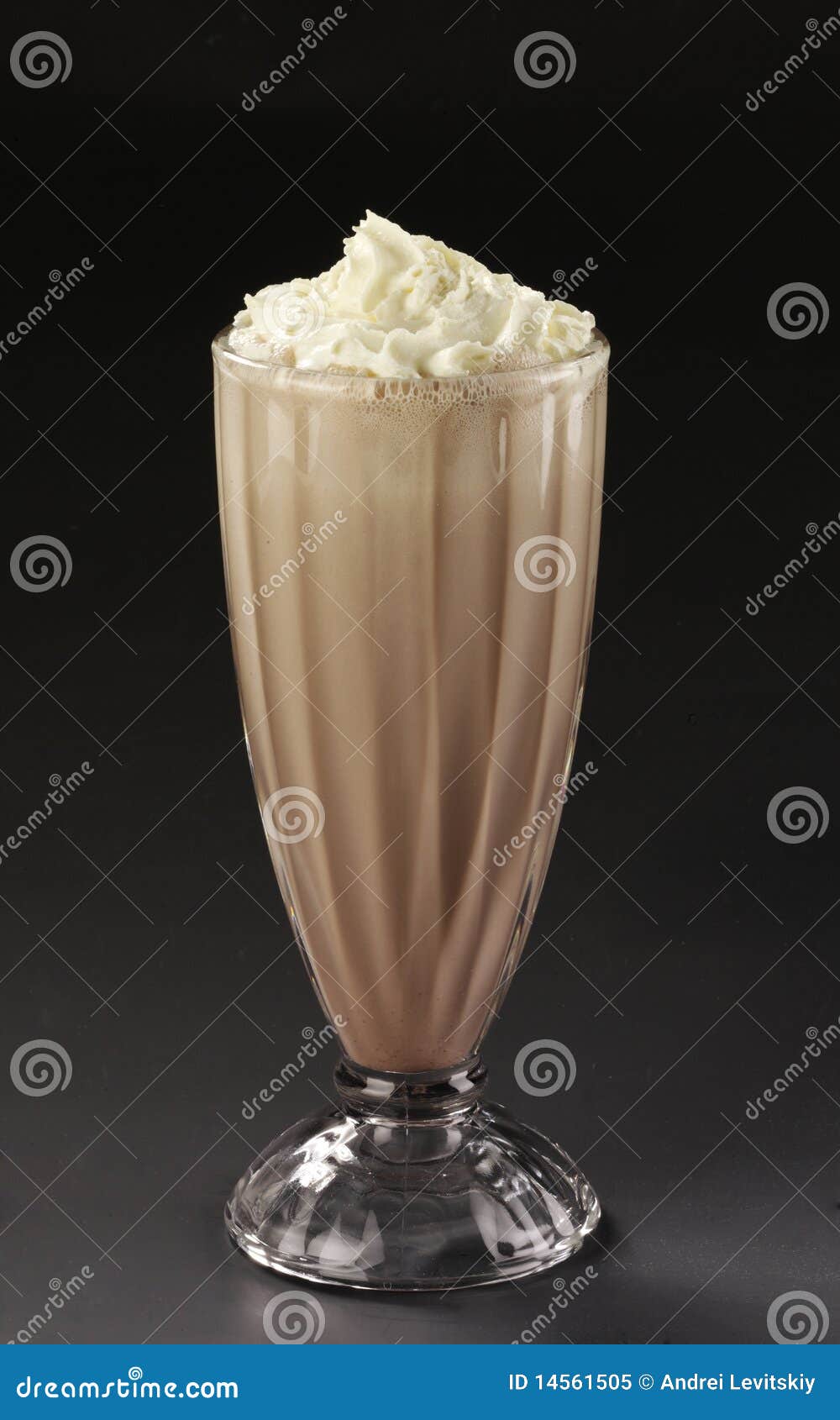 Sweet milkshake stock image. Image of closeup, chocolate - 14561505