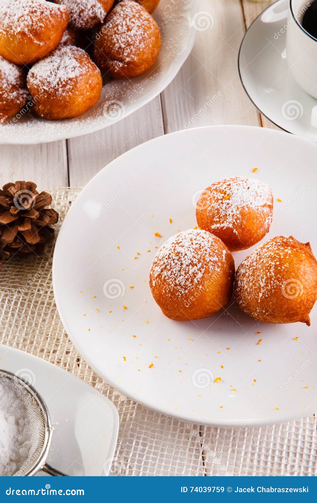 Sweet mini donuts stock image. Image of golden, chocolate - 74039759