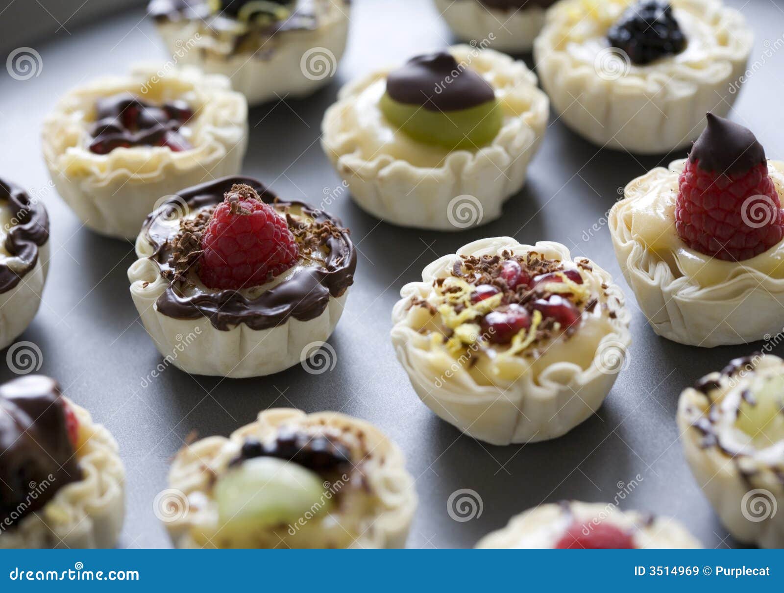 Sweet mini pastries stock image. Image of sugar, presentation - 3514969