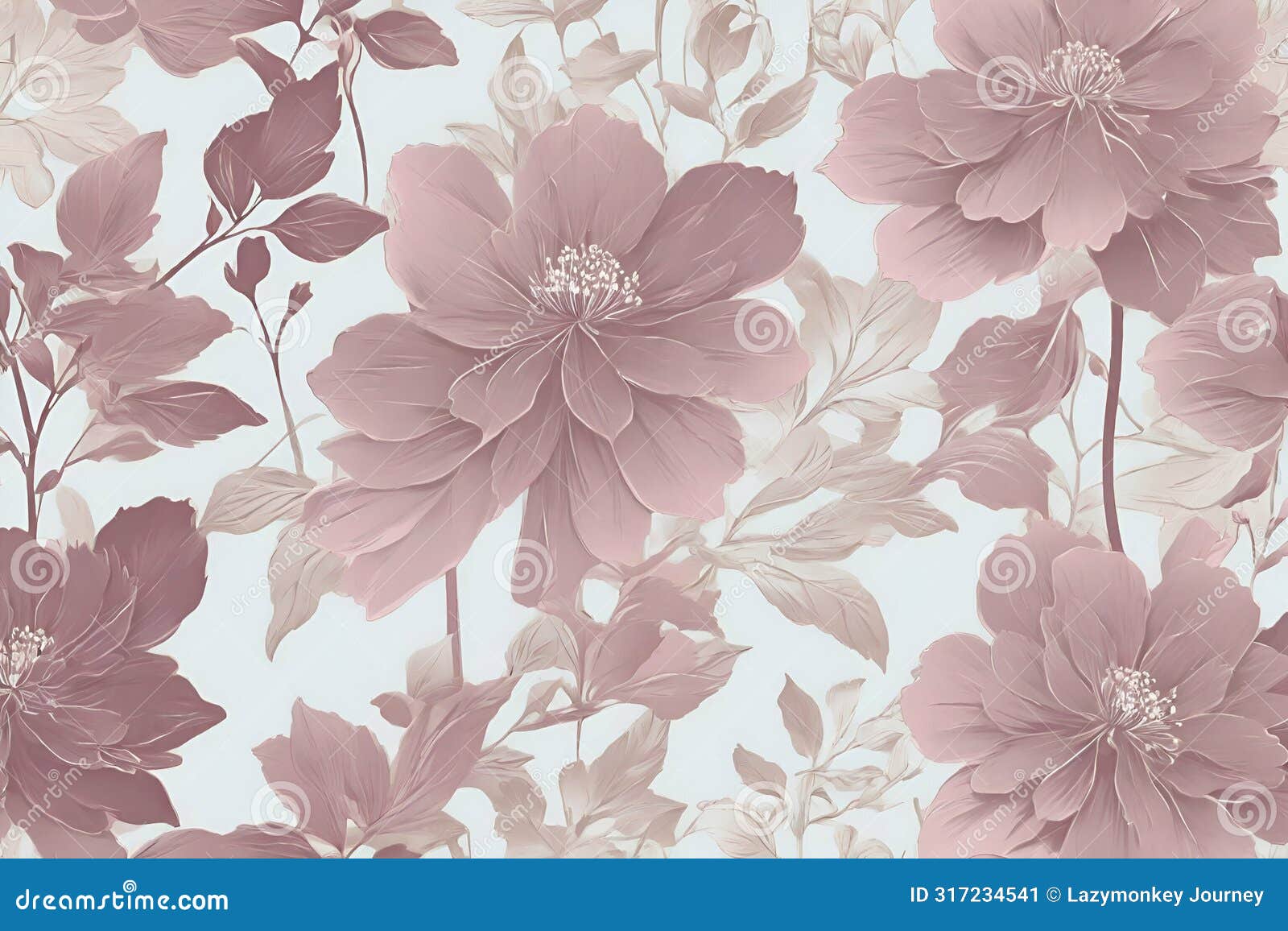 Sweet Mood Silhouette Flower Shadow Stock Illustration - Illustration ...