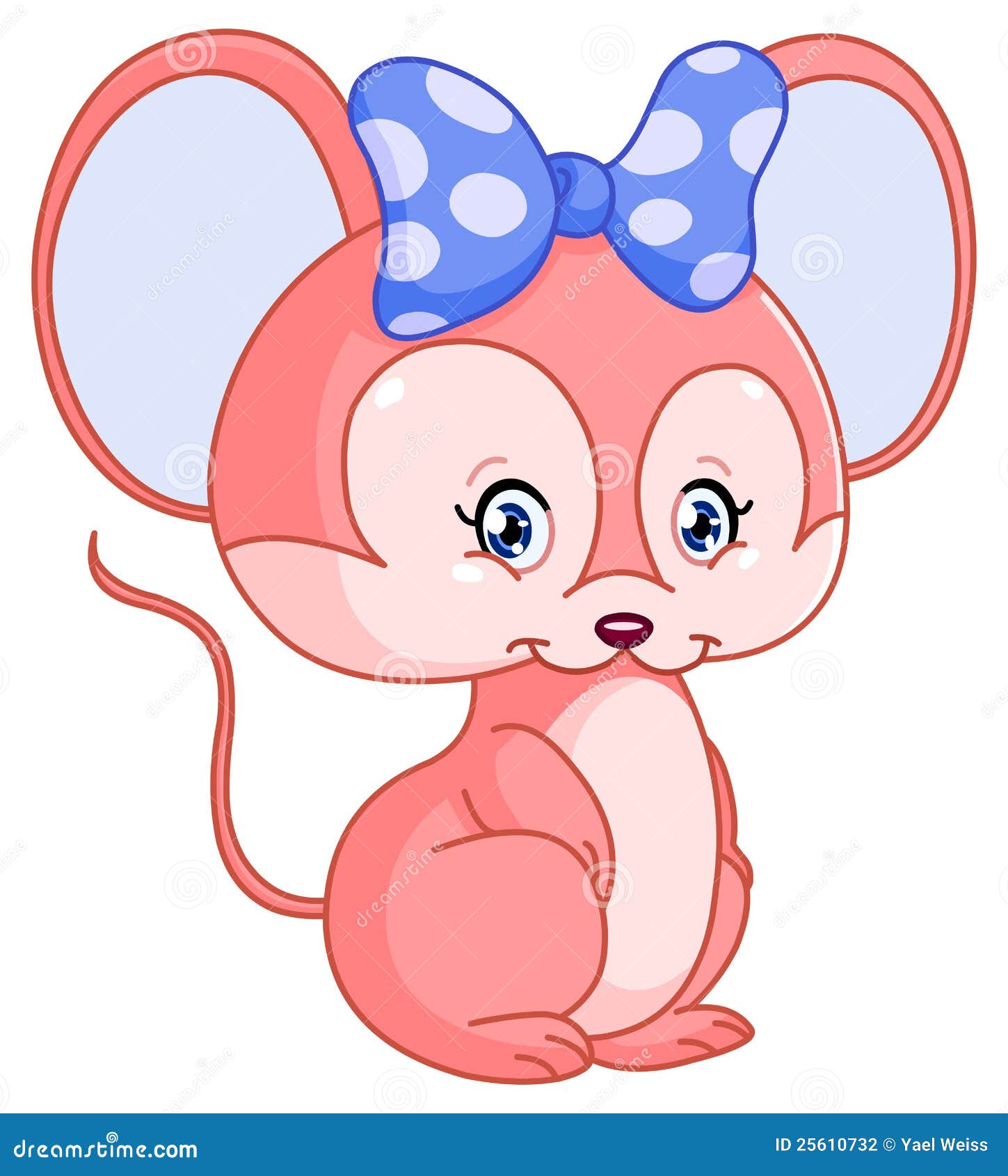 Sweet mouse stock vector. Illustration of fluffy, furry - 25610732