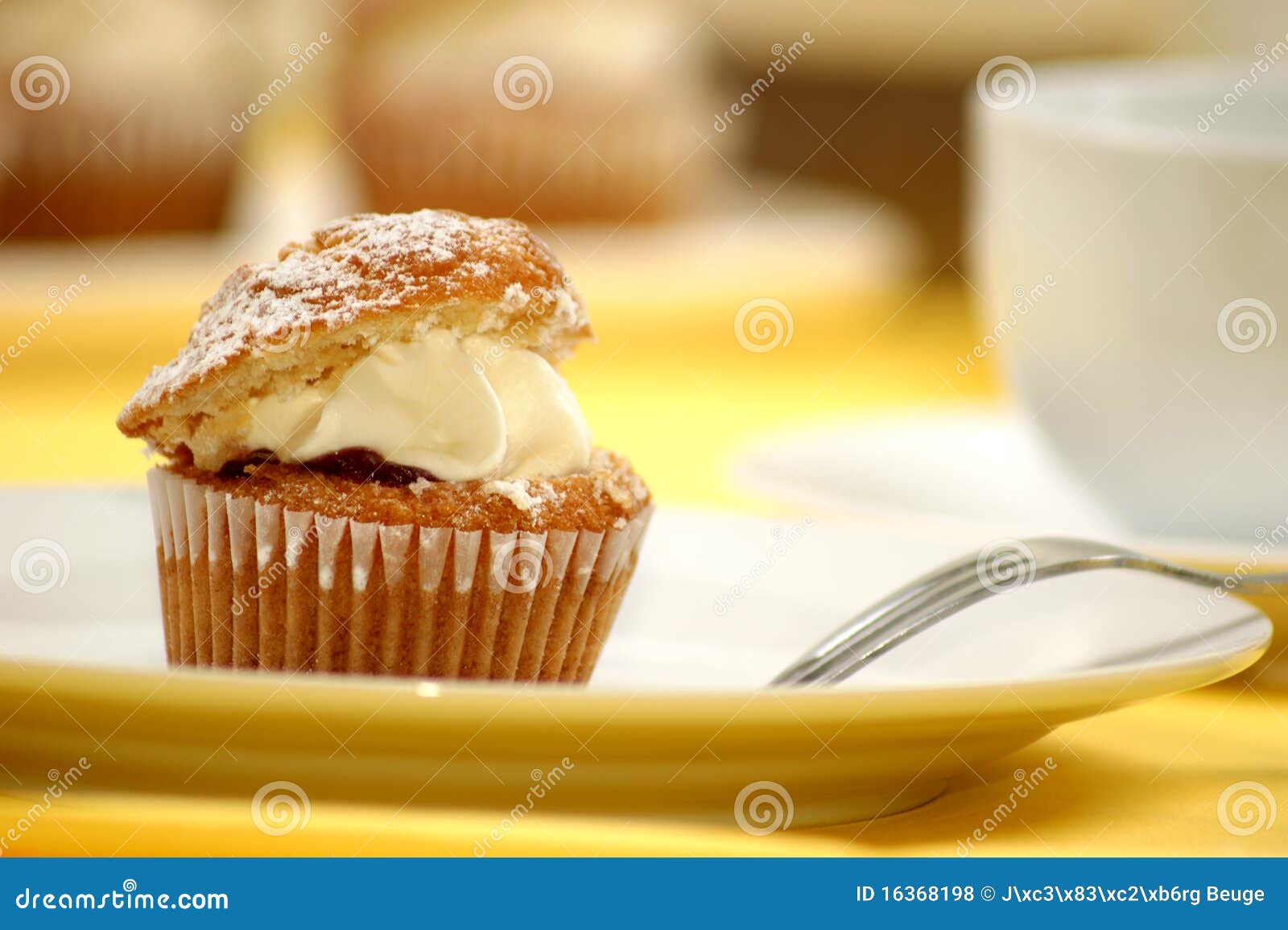 Sweet muffins on a plate stock photo. Image of food, cooking - 16368198