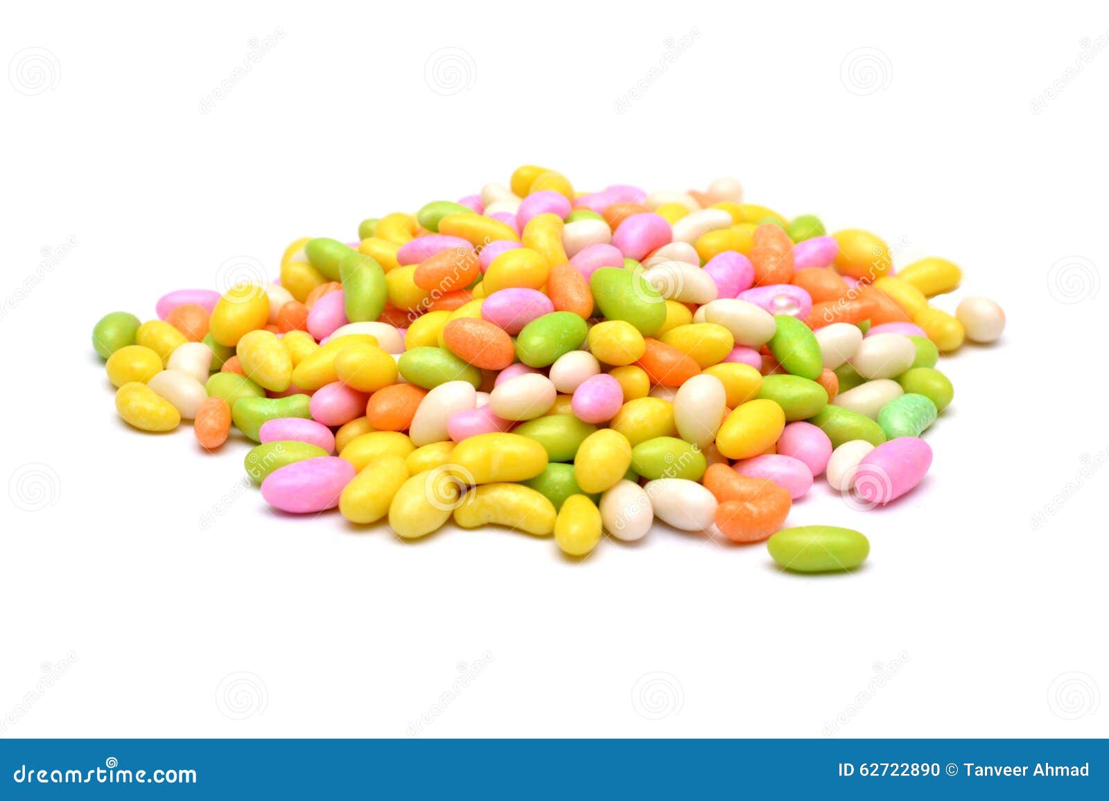 Sweet Multi Color Candies Isolated on White Close Up Stock Photo ...