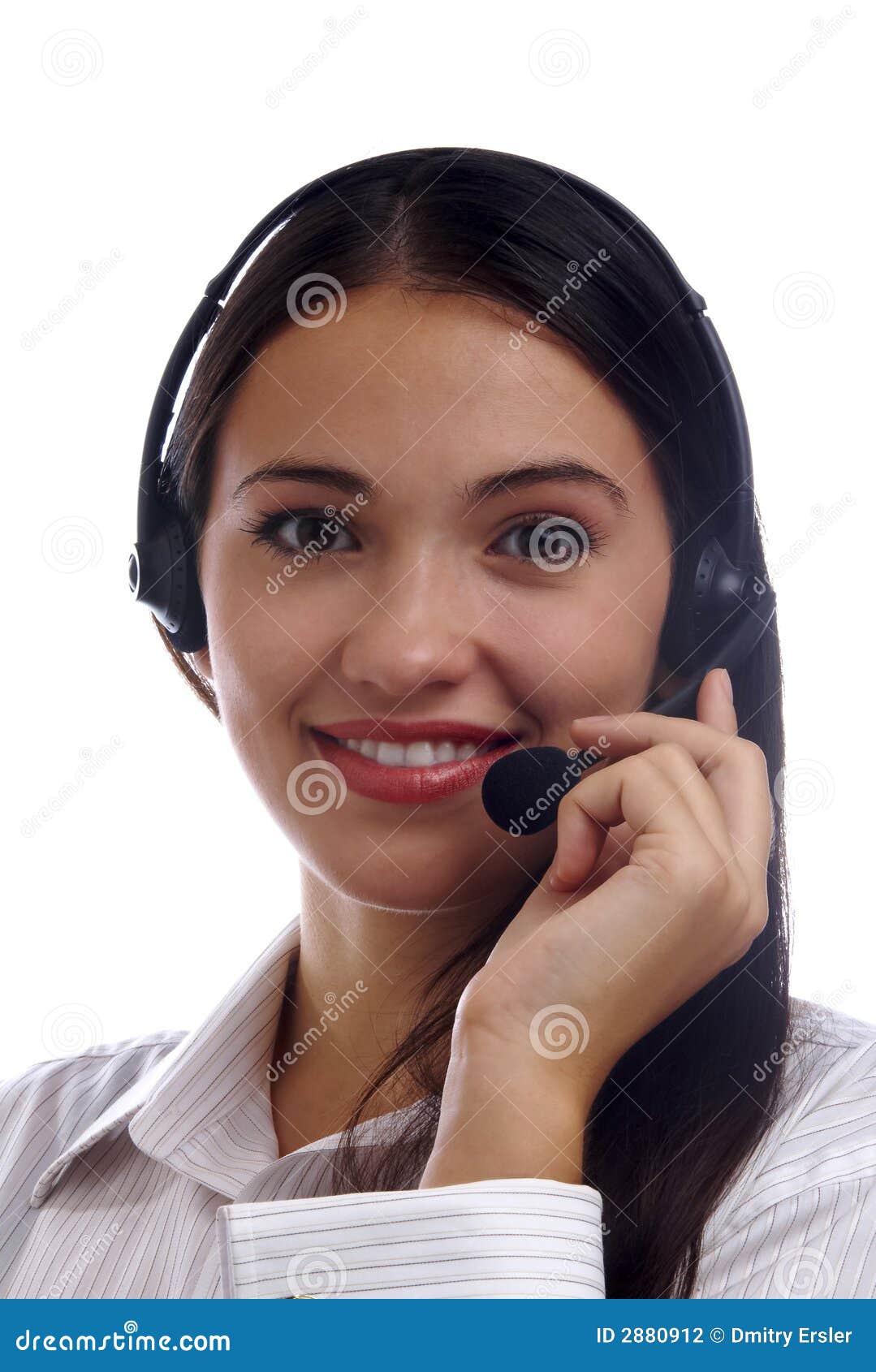 Sweet operator stock photo. Image of consultation, friendly - 2880912
