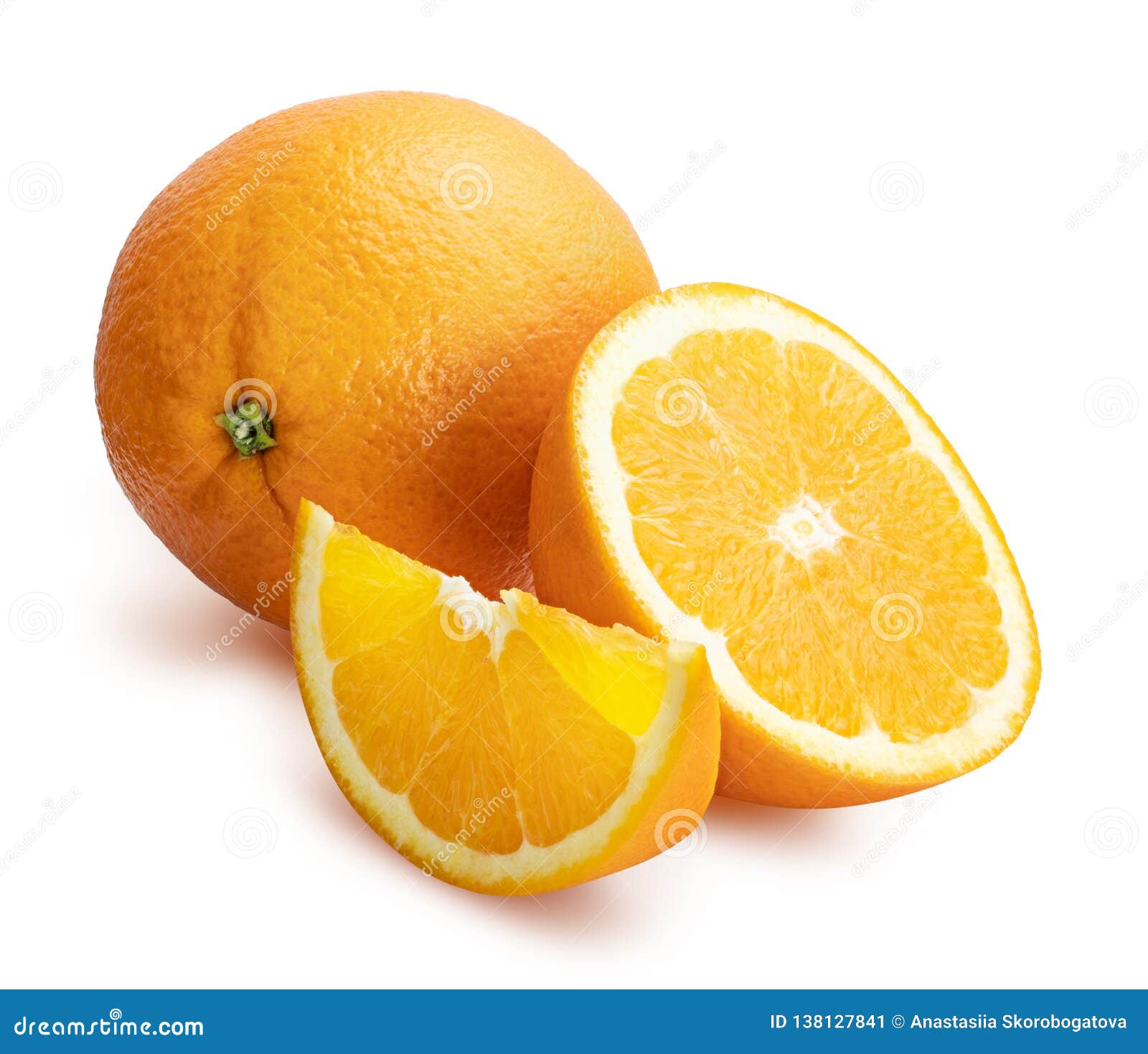 Sweet Orange Isolated on White Background Stock Image - Image of fresh ...