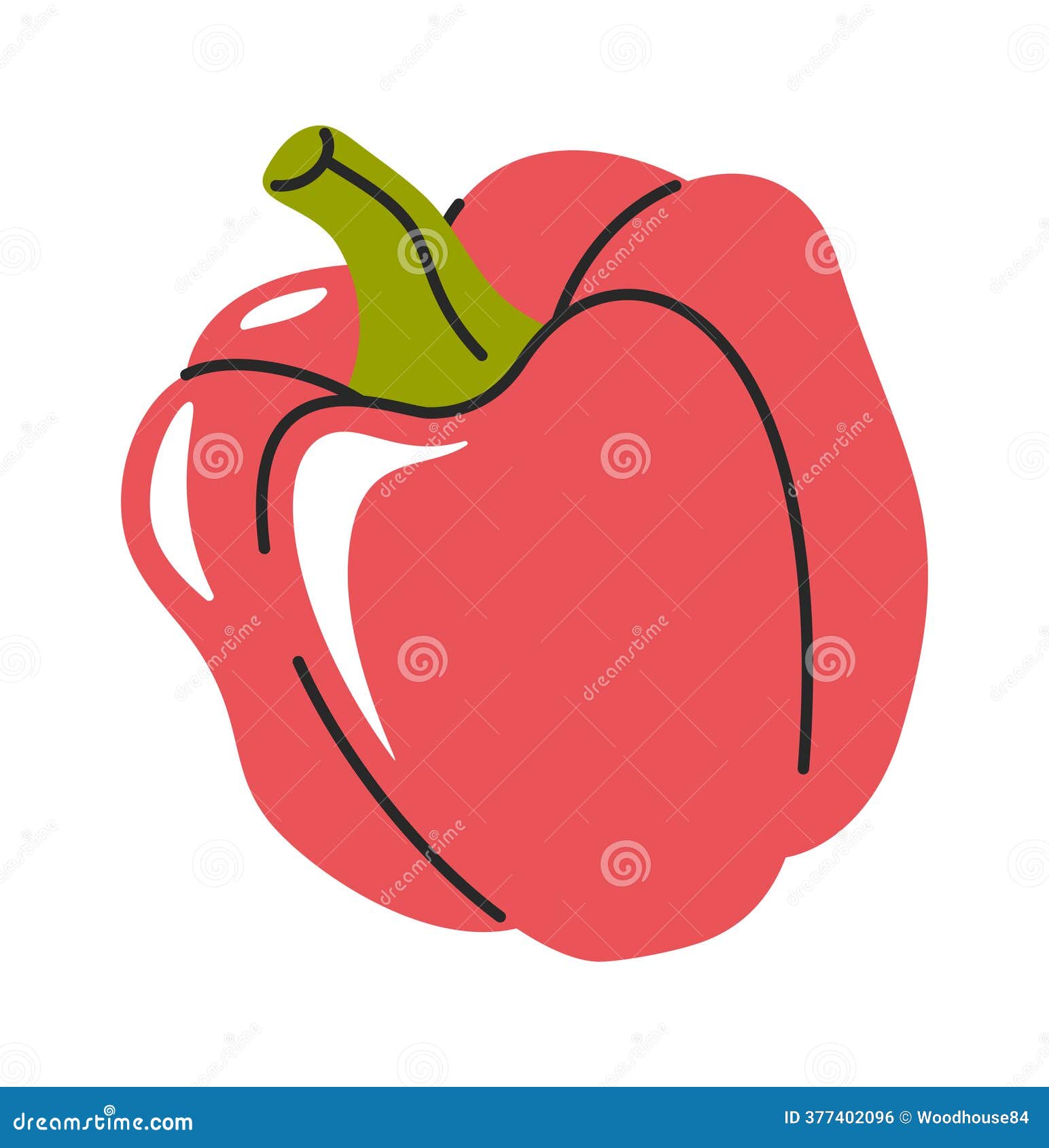 Paprika Cartoon Vector | CartoonDealer.com #8748935