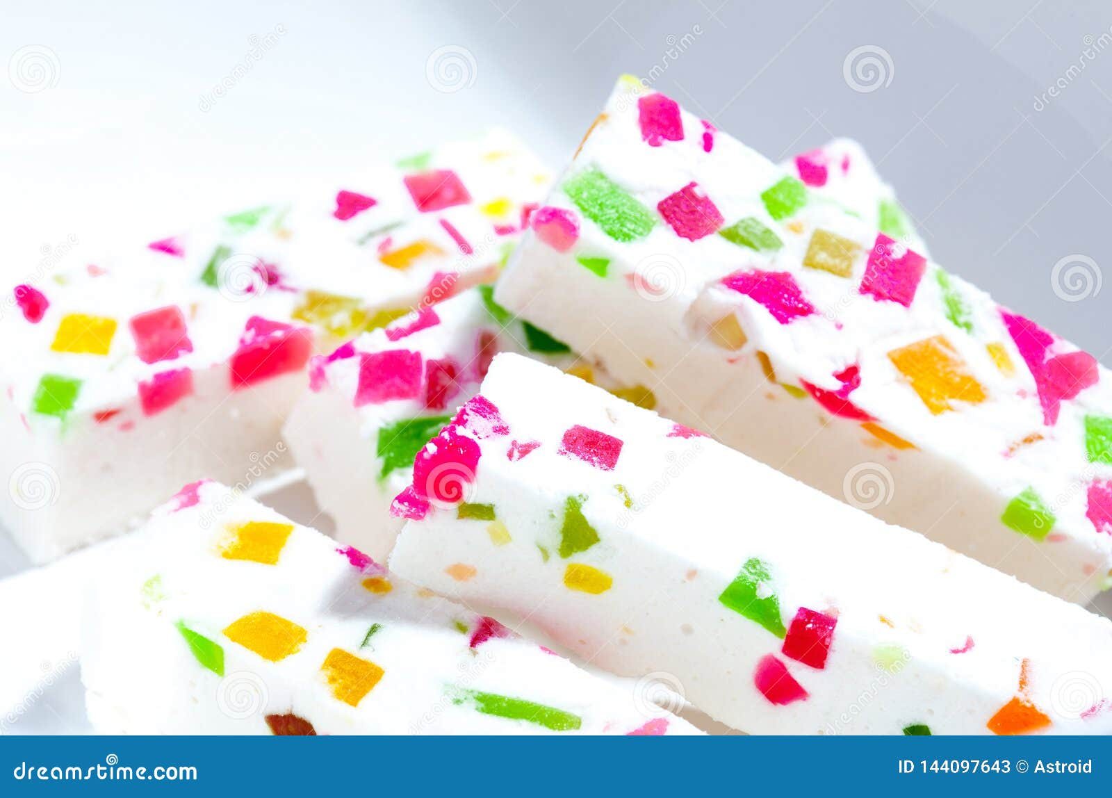 Sweet Paste with Pieces of Fruit Editorial Stock Photo - Image of ...