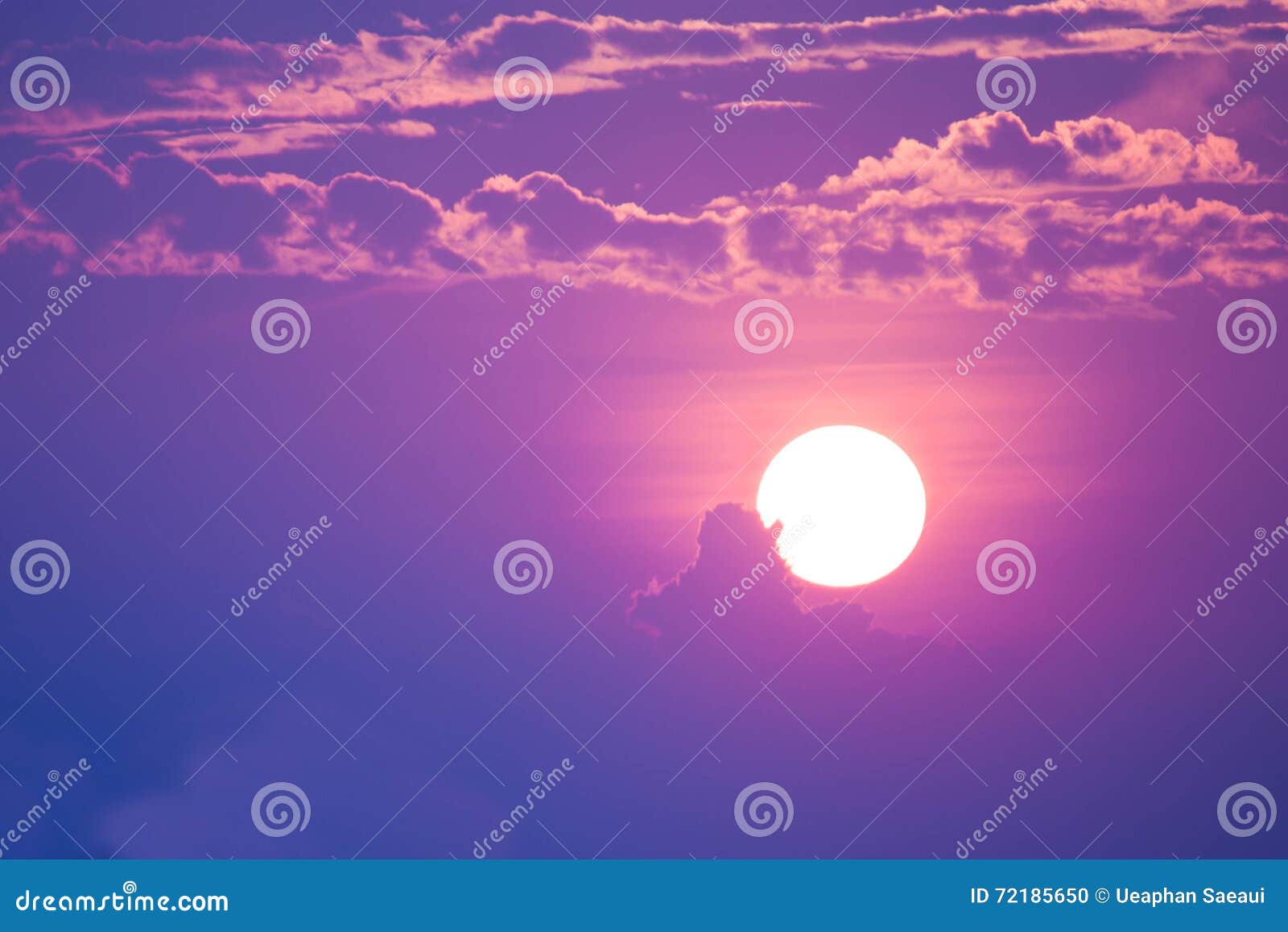 Sweet Pastel Sunset or Sunrise, Soft Focus. Stock Photo - Image of glow ...