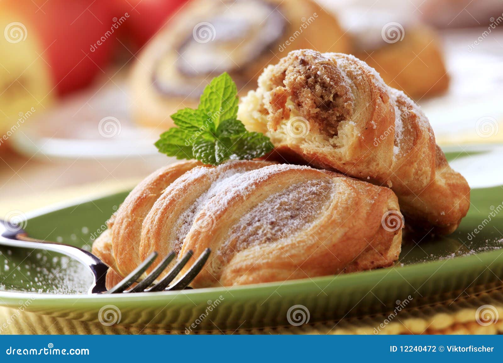 Sweet pastry stock photo. Image of baked, breakfast, puff - 12240472
