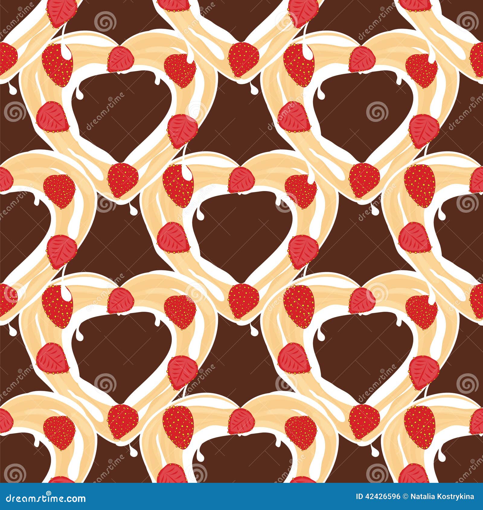 Sweet pattern stock vector. Illustration of cheerful - 42426596