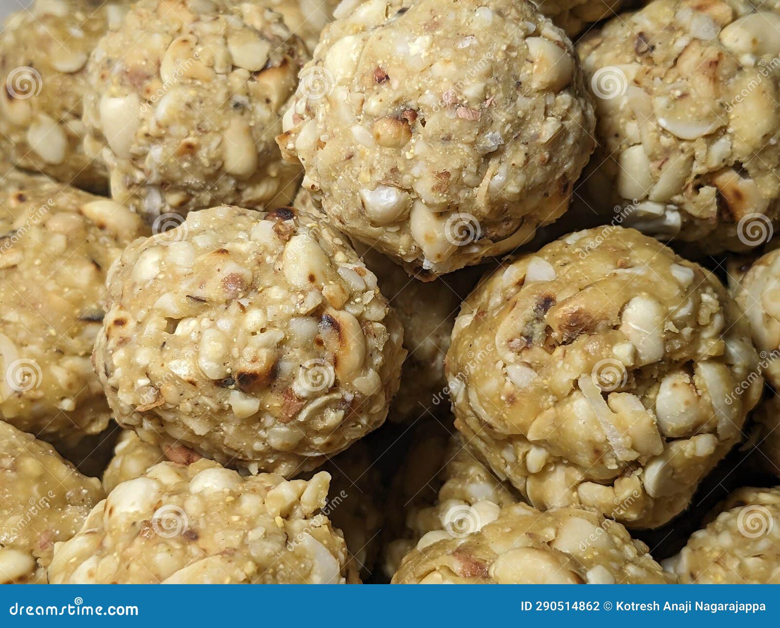 Sweet Peanut Balls Made with Roasted Peanuts and Jaggery Stock Photo ...