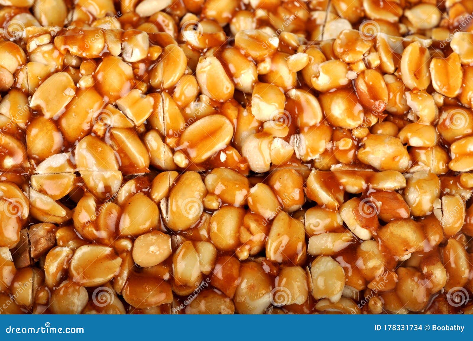 Sweet Peanut Balls Made With Roasted Peanuts And Jaggery On Black And ...