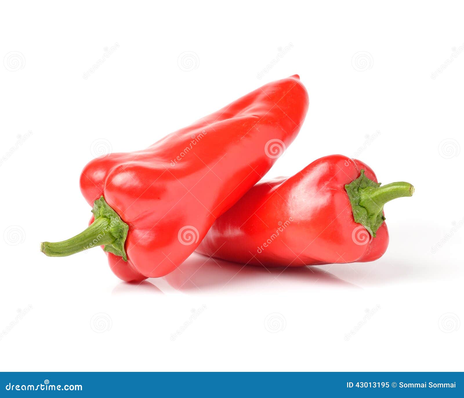 Sweet Pepper Isolated on a White Background Stock Image - Image of ...